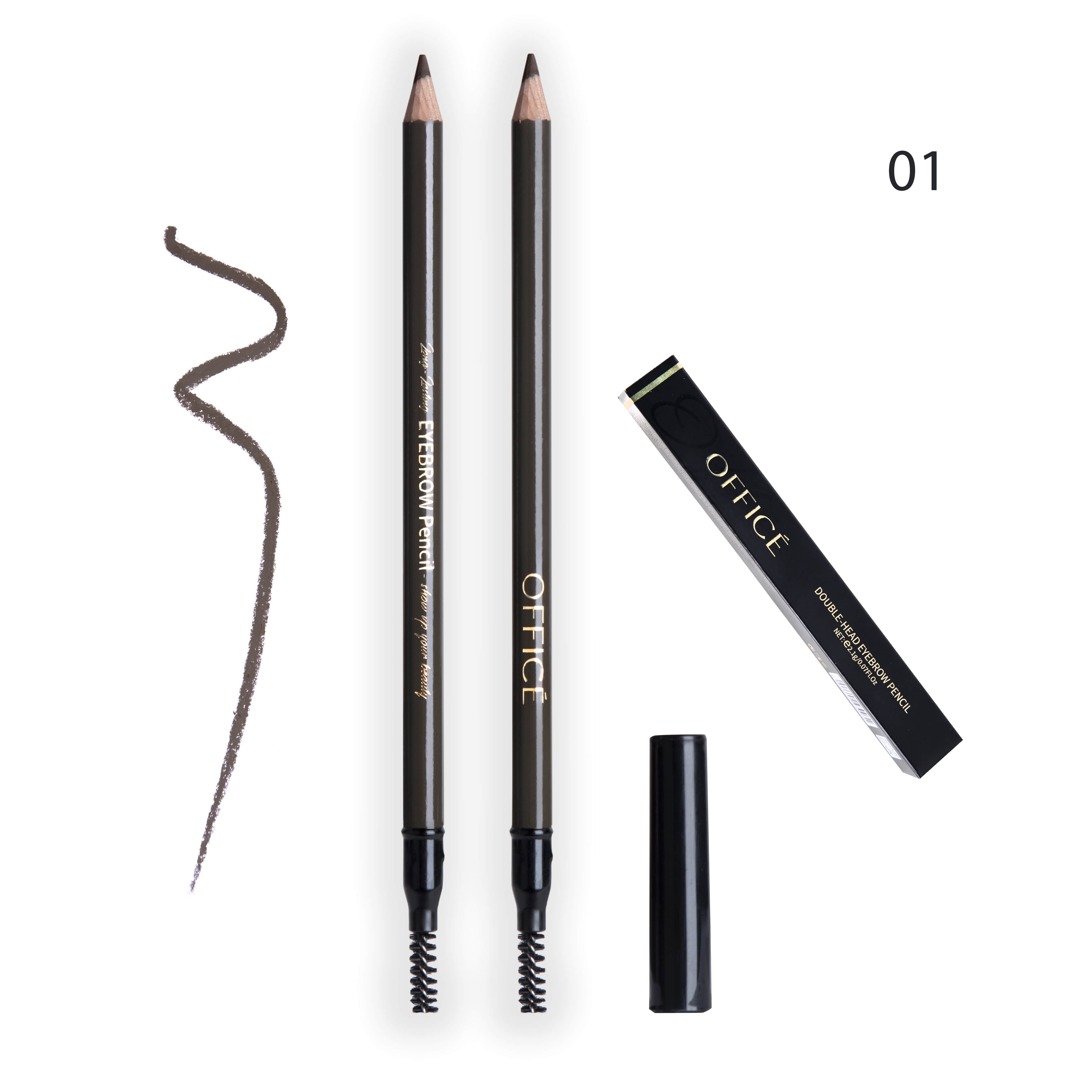 Office Double Head Eyebrow Pencil - Dual Function for Perfect Brows